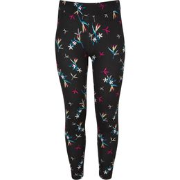 Urban Classics Leggings M&auml;dchen Gr&ouml;&szlig;e 134/140 blau / pink / schwarz / wei&szlig;