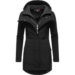 Ragwear Raincoat 'Ybela' female size 5XL Anthracite / Black