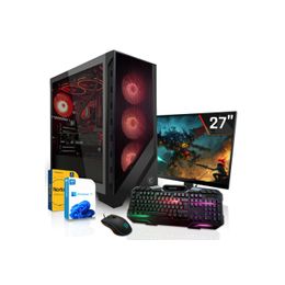 SYSTEMTREFF Gaming-PC-Komplettsystem (27"