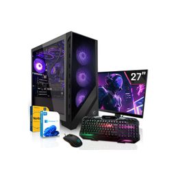 SYSTEMTREFF Basic Gaming-PC-Komplettsystem (27"