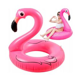 Festivalartikel Schwimmhilfe Neu! Großer aufblasbarer Flamingo-Schwimmring XXL