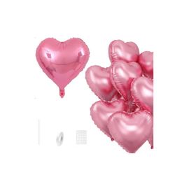 MAGICSHE Luftballon Liebesballon 10 Stück 18 Zoll Herz Folienballon für Partys