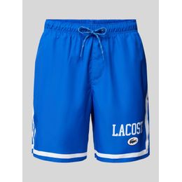 Lacoste Shorts mit Label-Print