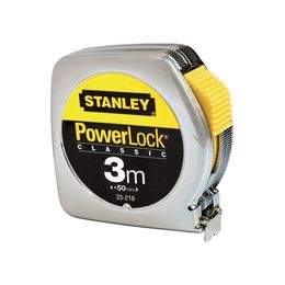 Stanley Maßband Taschenrollbandmaß PowerLock® Länge 3 m Breite 12