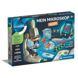 Clementoni® Experimentierkasten Mein Mikroskop Deluxe