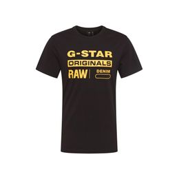G-Star Raw G-star T-Shirt 'Graphic 8' Herren Gr&ouml;&szlig;e XXL gelb / schwarz