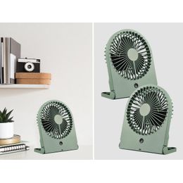 Setpoint Tischventilator, 2er SET Design Winderzeuger Raum-Lüfter Windmaschine Zimmer-Ventilator