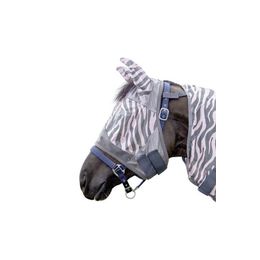 HKM Fliegenmasken Fliegenschutzmaske -Zebra Rose-
