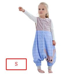 Houhence Kinderschlafsack Kinderschlafsack mit Beinen Schlafanzug Jumpsuit ohne Ärmel Schlafsack