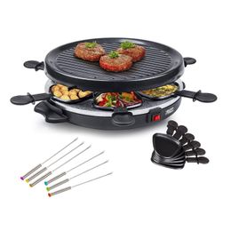 Setpoint Raclette, Gerät für 2-6 Personen runder Tischgrill Ø30cm Raclet Camping geeignet