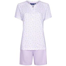 PASTUNETTE Schlafanzug Damen Shorty Pyjama kurz (2 tlg) Baumwolle