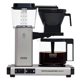 Moccamaster KBG Select matt Kaffeemaschine silber, 4-10 Tassen