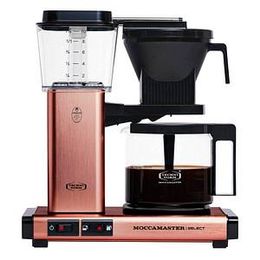 Moccamaster KBG Select Kaffeemaschine kupfer, 4-10 Tassen
