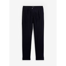 bonprix Stretch-Chino mit Bequembund und gekrempeltem Saum