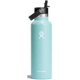 Hydro Flask Trinkflasche STANDARD FLEX STRAW CAP, doppelte TempShield®-Isolierung, blau