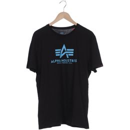 Alpha Industries Herren T-Shirt, schwarz