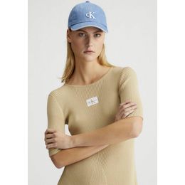 Calvin Klein Jeans Baseball Cap BLOCK DENIM CAP mit Logostickerei, blau