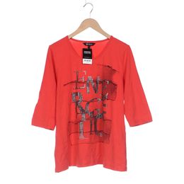 Ulla Popken Damen Langarmshirt, rot, Gr. 42