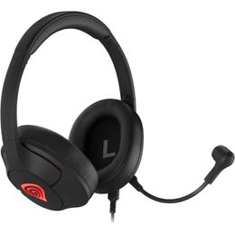 Genesis ARGON 800 (7.1) kabelgeb. schwarz Gaming-Headset (Freisprechfunktion, Mikrofon abnehmbar, Rauschunterdrückung), rot|schwarz