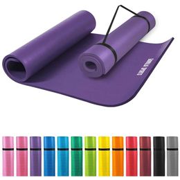 Gorilla Sports Yogamatte Sportmatte 190 x 100 x 1,5 cm, lila