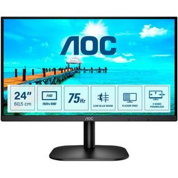 AOC 24B2XDM LED-Monitor (60 cm/24 ", 1920 x 1080 px, Full HD, 4 ms Reaktionszeit, 75 Hz, VA LED), schwarz