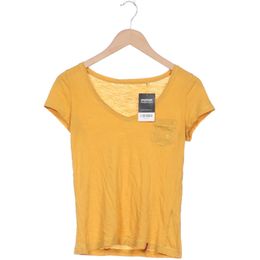 EDC by Esprit Damen T-Shirt, gelb, Gr. 34