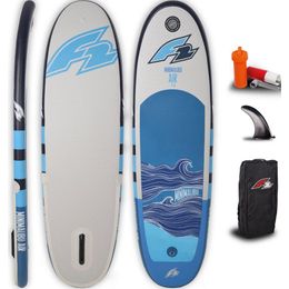 F 2 F2 Inflatable SUP-Board F2 Mini Malibu Air, (Set, 6 tlg), blau|grau