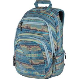 Nitro Schulrucksack Stash 29, Alltagsrucksack, Rucksack für Freizeit, Schule, Arbeit und Reise, blau