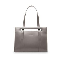 Gretchen Henkeltasche Chouchou Tote, in puristischem Design, silberfarben