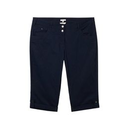 Tom Tailor PLUS 3/4-Hose im Five-Pocket-Style, blau