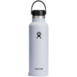 Hydro Flask Trinkflasche STANDARD FLEX CAP, TempShield™-Isolierung, weiß