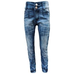 Family Trends Bequeme Jeans Jeans mit modischer Waschung, blau