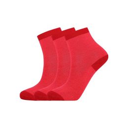 ZIGZAG Socken Lime mit atmungsaktiver Funktion, rot