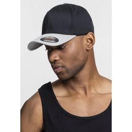 Flexfit Flex Cap Flexfit Unisex Flexfit Wooly Combed 2-Tone, schwarz