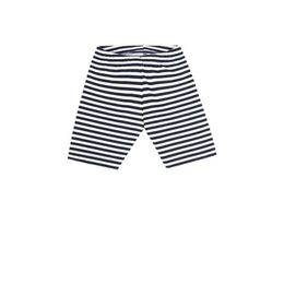 TRIGEMA Bermudas TRIGEMA Geringelte Baby-Bermuda mit Elastikbund (1-tlg), blau