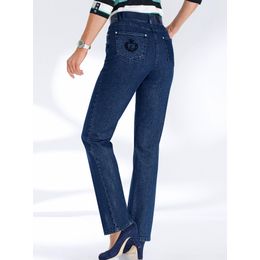 5-Pocket-Jeans Casual Looks Gr. 88, Langgrößen, blau (dark blue) Damen Jeans 5-Pocket-Jeans Bestseller