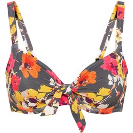 Lidea® Bikini-Top, Bügel, floral, für Damen, mehrfarbig, 38C