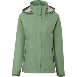 Vaude Escape Light Regenjacke, atmungsaktiv, winddicht, für Damen, grün, 42