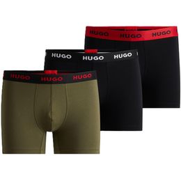 Hugo Pants kurz, 3er-Pack, für Herren, schwarz, M