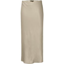 comma, Rock, Satin, 7/8-lang, für Damen, beige, 34