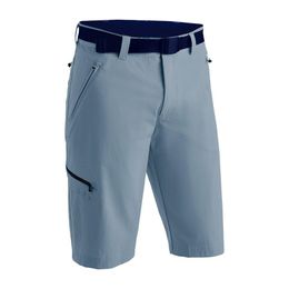 Maier Sports Bermudas Nil Bermuda kurze Herren Wanderhose, moderne Outdoor-Bermuda, Trekkinghose, blau