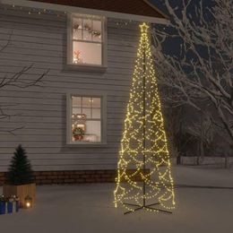 Künstlicher Weihnachtsbaum,LED-Weihnachtsbaum Kegelform Warmweiß 1400 LEDs 160x500 cm -ME2373