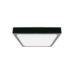 VT-8624B-SQ 24W led Deckenleuchte IP44 quadratisch schwarz 360° modernes Design 100lm/W 3000K - sku 7645 - Schwarz - V-TAC