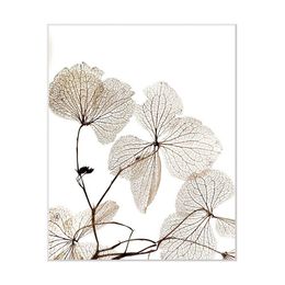 queence Bild Ina, Blumen, Blumen, gerahmt, beige|braun