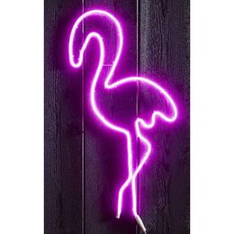 STAR TRADING - Best Season LED-Silhouette 'Flatneon', 230 led, Flamingo