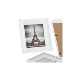 Bilderrahmen mit Aufsteller für ein Foto mit Passepartout 26,5 x 26,5 cm - Springos