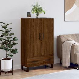 MAISONCHIC Sideboard Wohnzimmer-Anrichte,Highboard Braun Eichen-Optik 69,5x31x115 cm Holzwerkstoff FSW11308