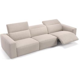 Stoff 3-Sitzer xxl lenola Creme 294 x 109 x 72 cm - Creme - Sofanella