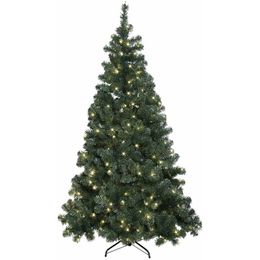 Technik@all - 609-01 LED-Weihnachtsbaum Ottawa, beleuchtet ca. 210 cm, 260 led, Outdoor mit Standfuß