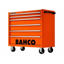 Classic Werkstattwagen 40 mit 6 Schubladen, orange - Bahco